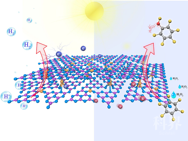 单原子铜与C3N4层形成的有效电荷分离/传输系统应用于光催化 学术资讯 - 科技工作者之家